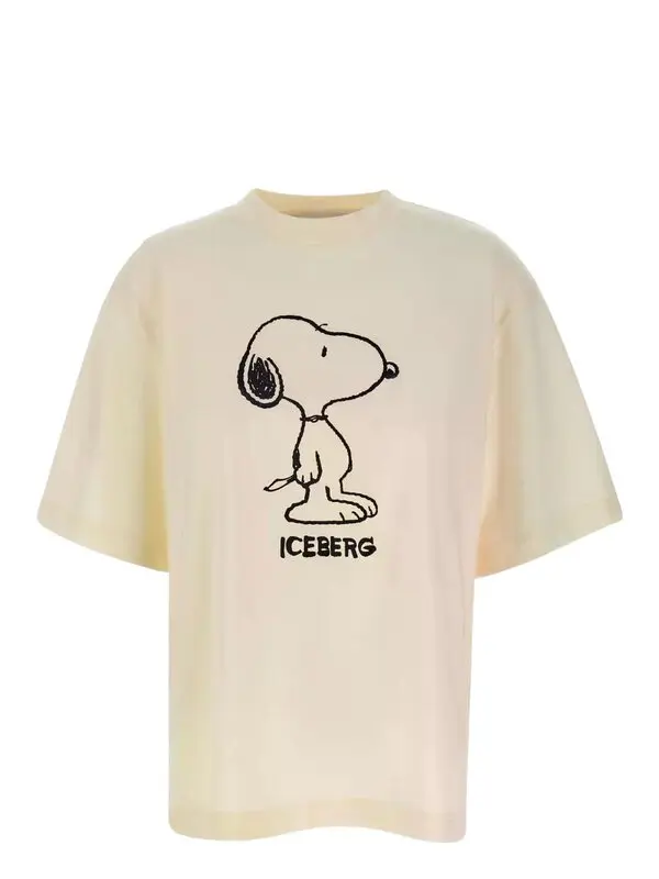 Iceberg Snoopy Logo T-shirt - Neutrals