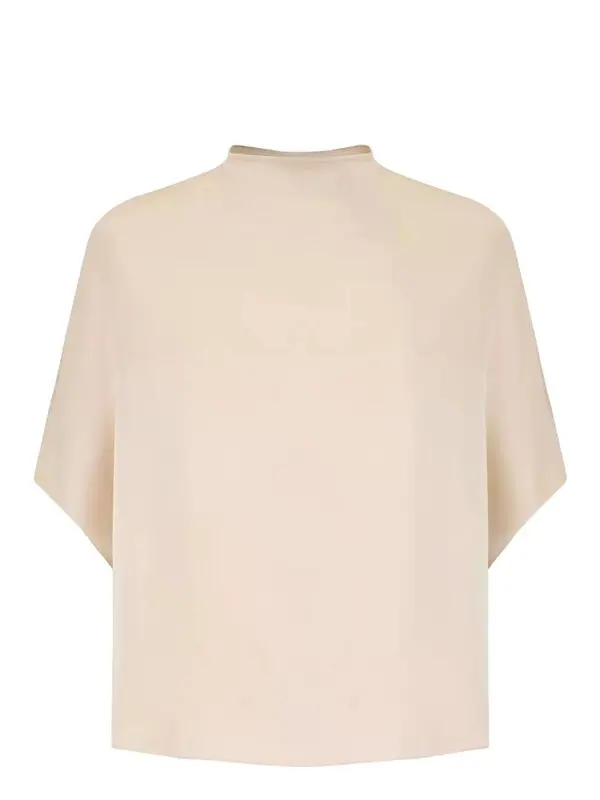 Lapointe Satin Cape Top - Neutrals