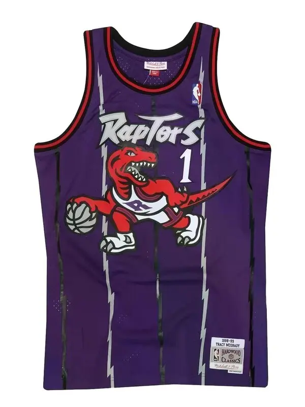 Mitchell & Ness Mcgrady Lightning-bolt Jersey - Purple