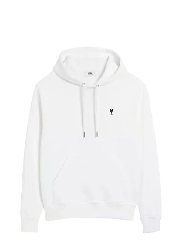 Ami De Coeur Cotton Hoodie - White