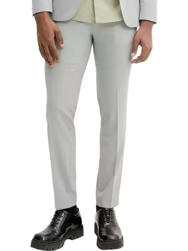 Hugo Boss Straight-leg Trousers - Grey