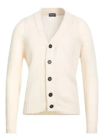 DRUMOHR Lambswool Cardigan - White