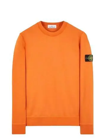 Stone Island Felpa Crewneck Sweatshirt - Orange