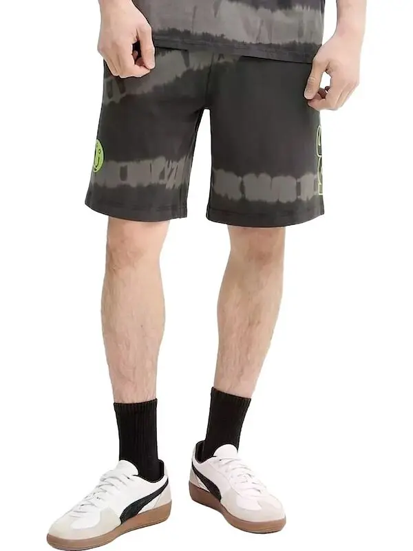 Hugo Boss Tie-dye Logo Shorts - Grey
