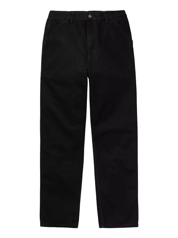 Carhartt Work In Progress Single Knee Straight Fit Jeans - Black