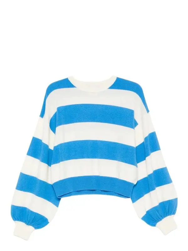 BELLEROSE Striped Balloon Sleeve Sweater - Multicolor