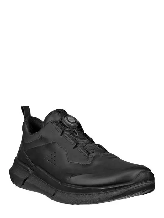 Ecco Biom® 2.2 Leather Sneakers With Boa® Fit System - Black