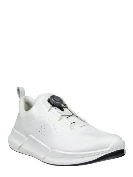 Ecco Biom® 2.2 Leather Sneakers With Boa® Fit System - White