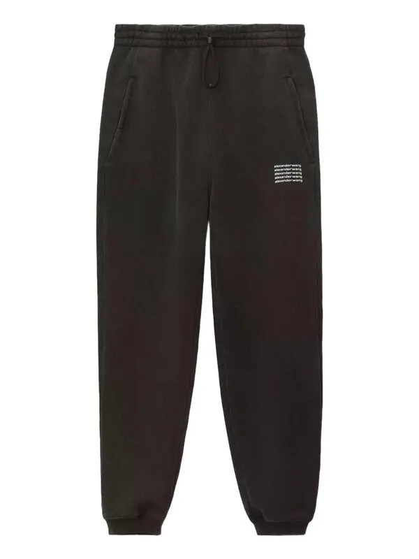Alexander Wang Drawstring-waist Track Pants - Black