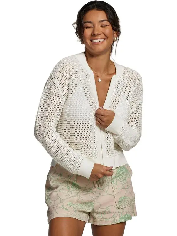 Tori Richard Clubhouse Knits Umi Cardigan - Magnolia