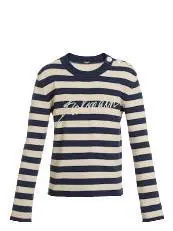 Balmain Sweaters - Marine/camel