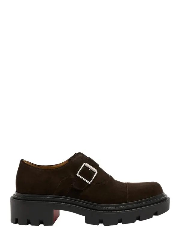 CHRISTIAN LOUBOUTIN College Chunky Oxfords - Brown