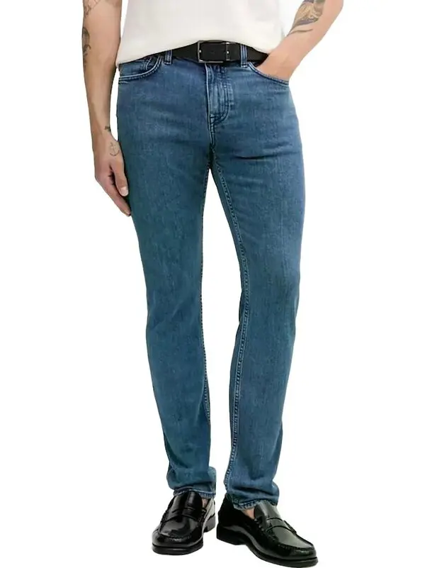 Hugo Boss Logo-patch Jeans - Blue