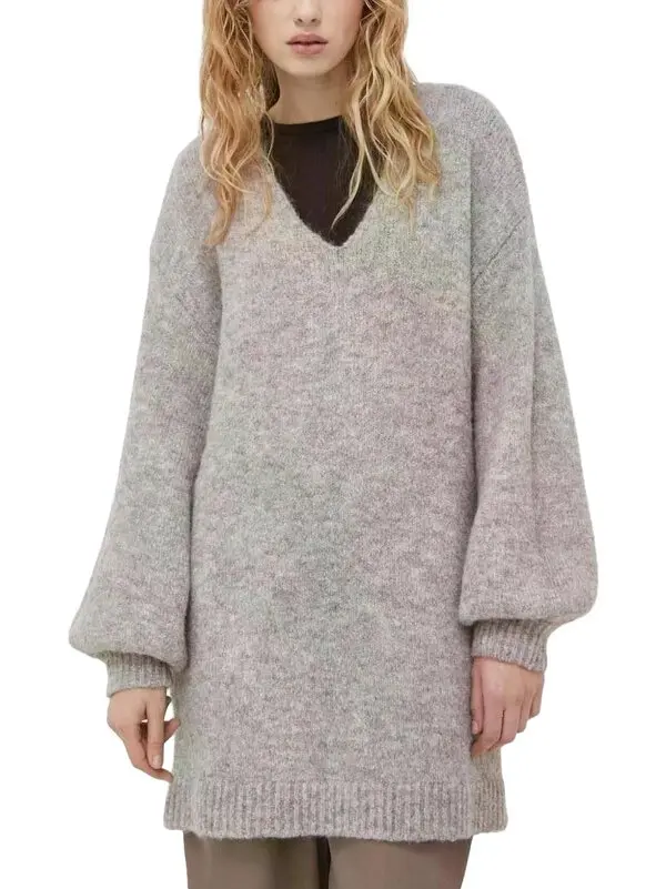 BRUUNS BAZAAR V-neck Sweater - Neutrals