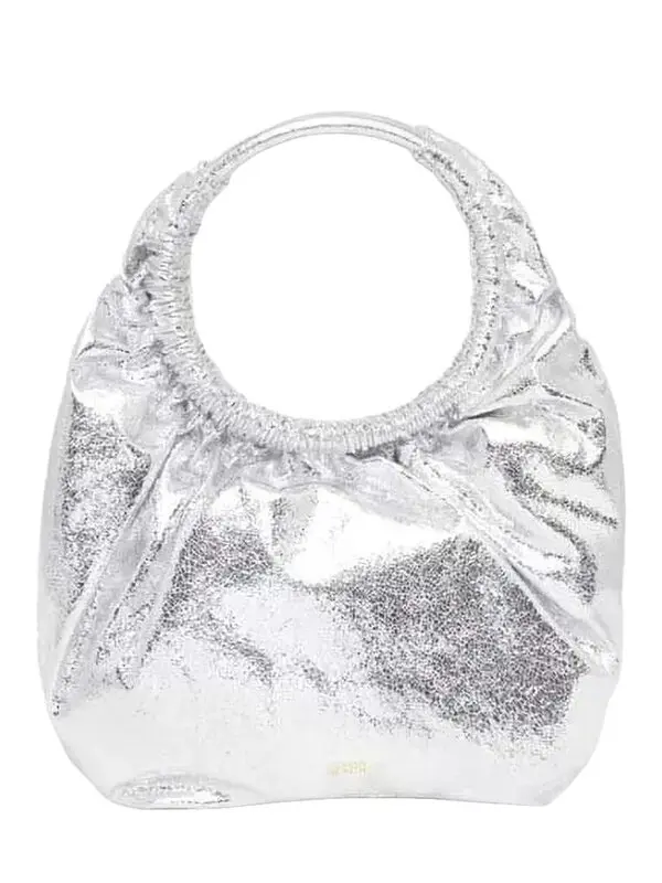 SILVIAN HEACH Metallic Ring Handle Tote Bag - Silver
