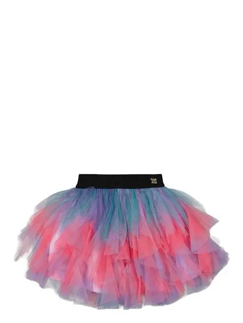 DEUX PAR DEUX Mesh Layered Skirt - Multicolor