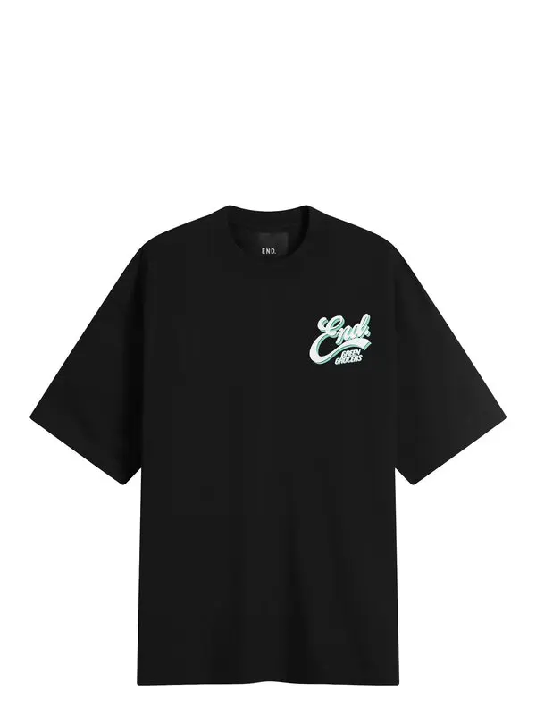 END. Outdoor Sign T-shirt - Black