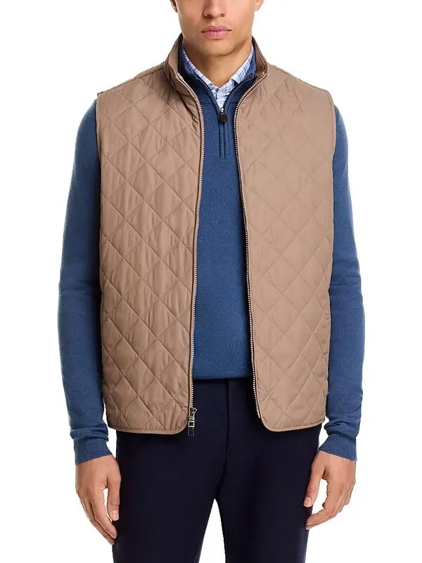 Peter Millar Essex Vest - Poplar Brown