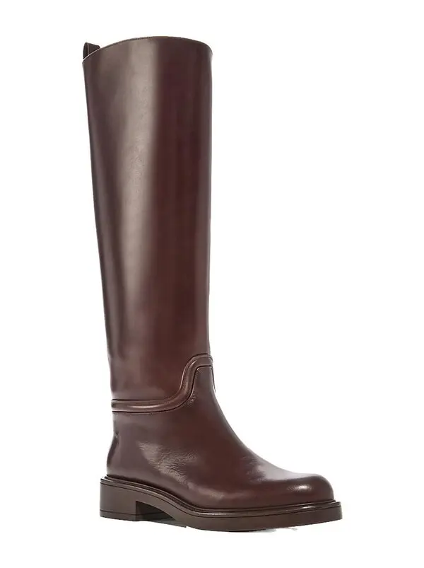 STUART WEITZMAN Celia Riding Boots - Walnut