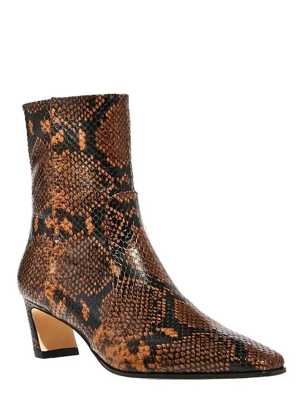 STUART WEITZMAN Stassi 50 Zip Bootie - Espresso