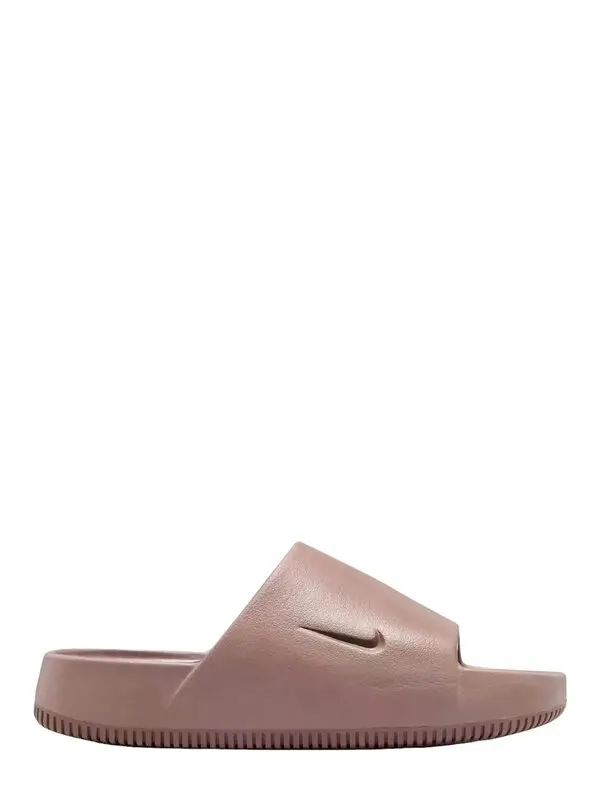 Nike Calm Logo-debossed Slides - Purple
