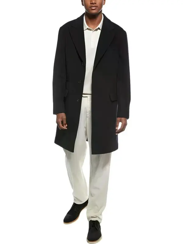 Brunello Cucinelli Single-breasted Coat - Blue