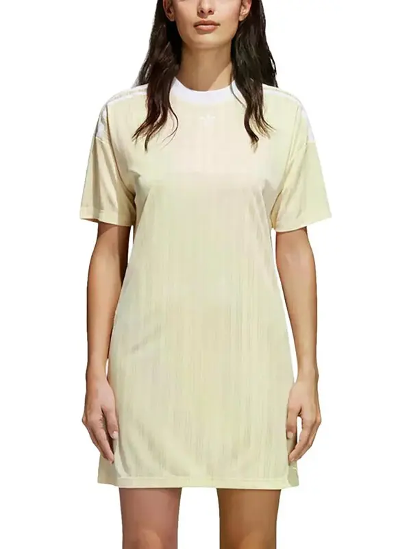 Adidas Stadium Trefoil Dress - Yellow