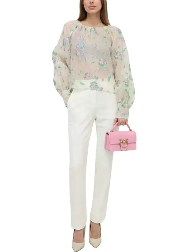 CUSTOMMADE Floral-print Blouse - Neutrals