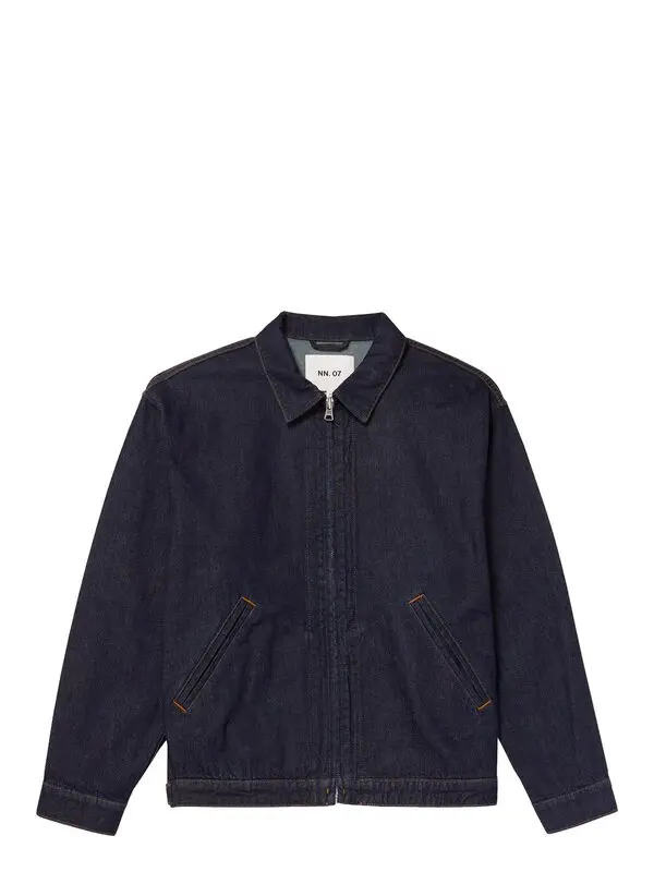 Nn07 Petrus 1843 Organic Denim Jacket - Blue
