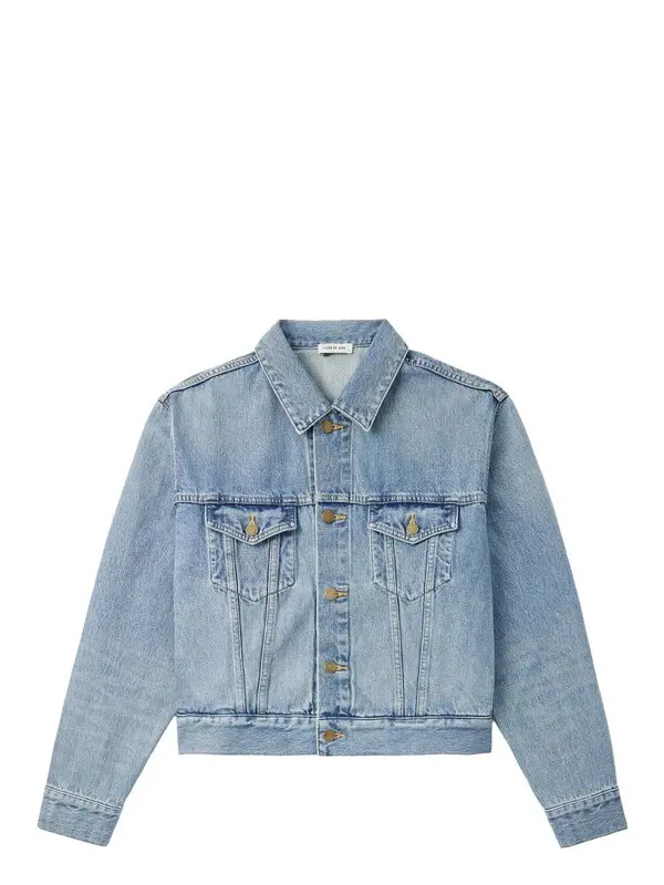 Fear Of God Denim Trucker Jacket - Blue