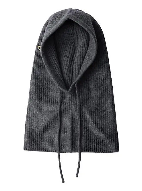 Prada Wool Knit Hood - Grey