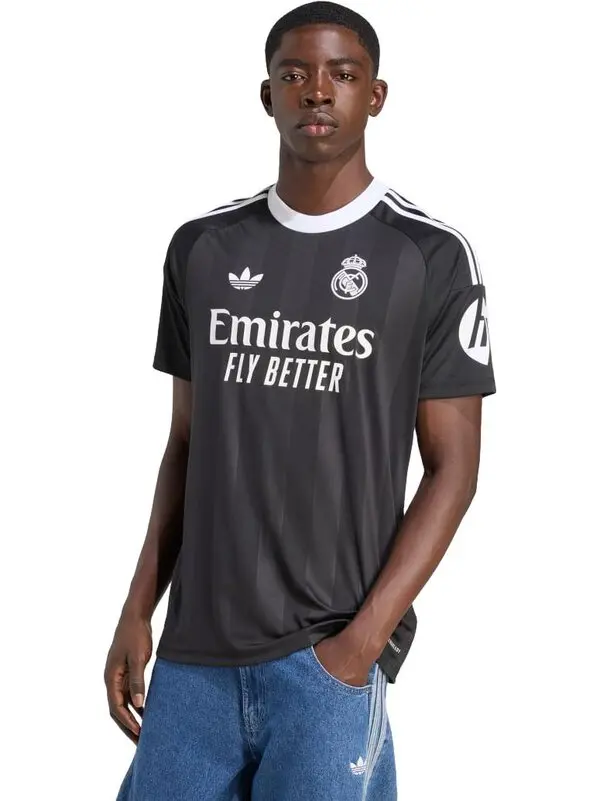 Adidas Real Madrid 25/26 Third Goalkeeper Jersey - Black