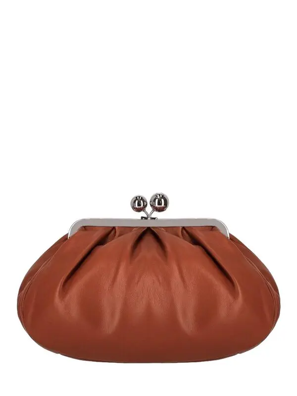 Max Mara Cubico Pasticcino Medium Clutch - Red