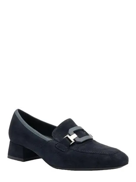 ARA Giza Loafer Pump - Navy
