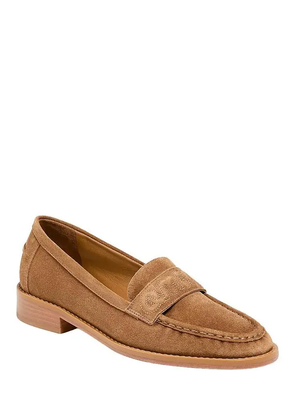 Cinq À Sept Gretta Suede Flats - Golden Sienna