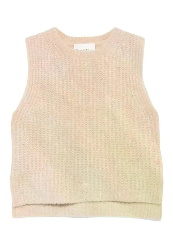 Marc O'polo Ribbed Sleeveless Top - Neutrals