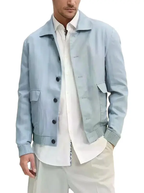 Hugo Boss Button-fastening Jacket - Blue