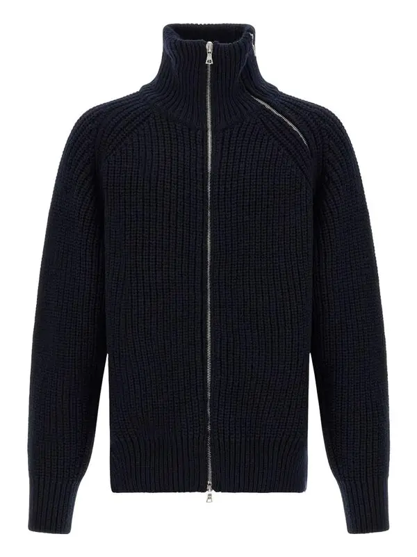 Dries Van Noten Monty Full-zip Turtleneck Sweater - Black