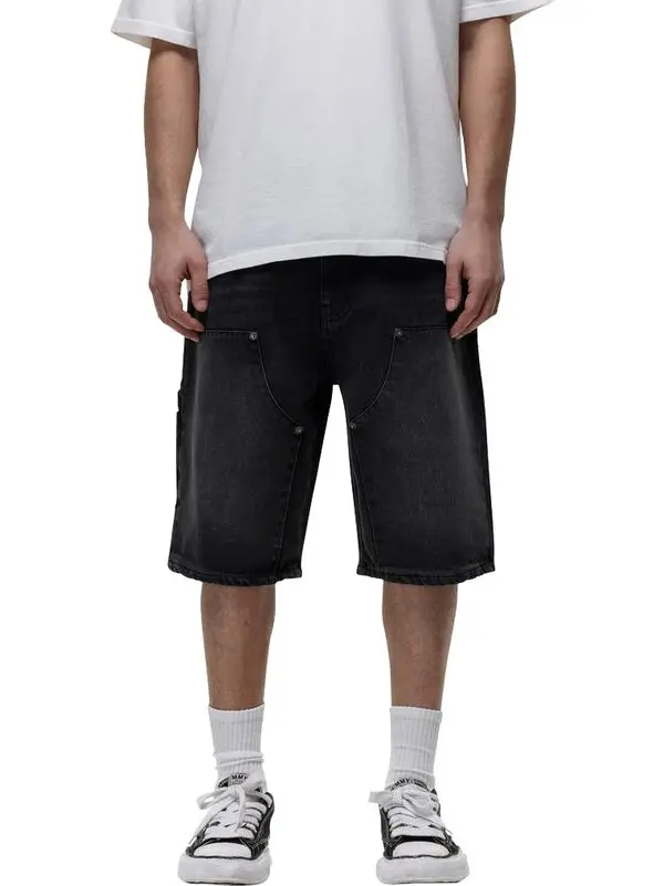 GOOD FOR NOTHING Release Denim Shorts - Black