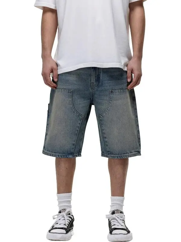 GOOD FOR NOTHING Release Denim Shorts - Blue