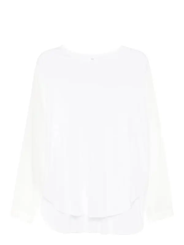 Y’s Long Sleeve Shirt Blouse - White