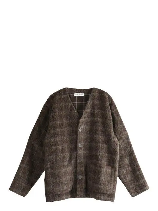 Our Legacy Logo Cardigan - Dorf Check