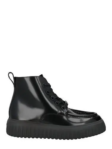Hogan Leather Ankle Boots - Black
