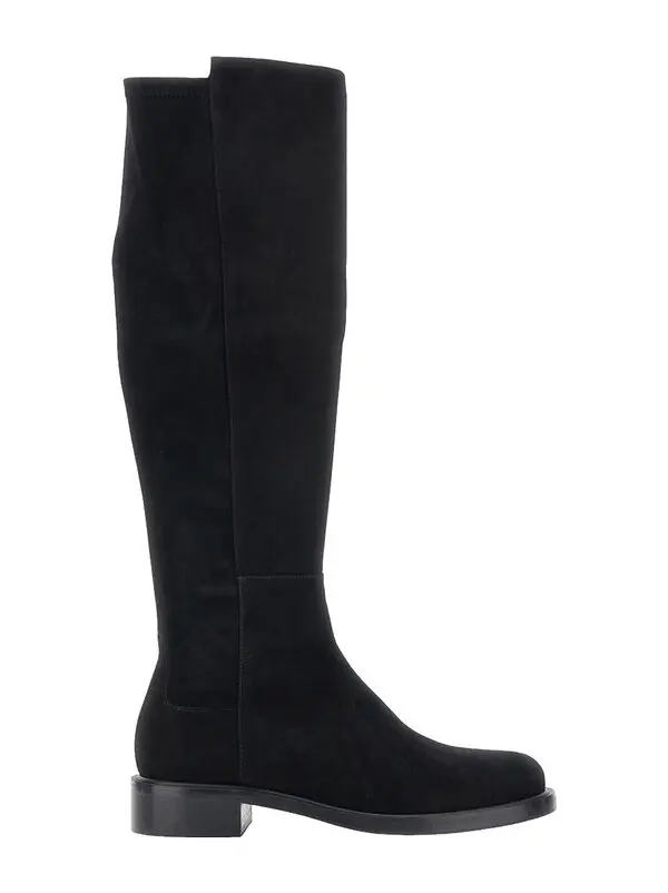 STUART WEITZMAN Leather Knee-high Boots - Black