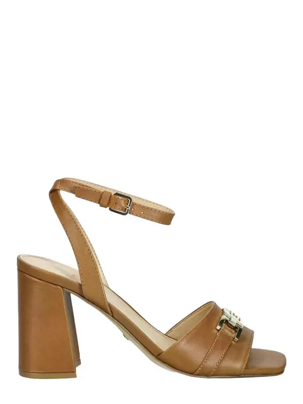 Guess 85mm Grato Block-heel Sandals - Brown