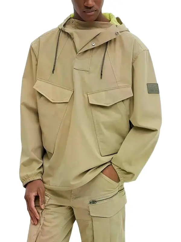 G-star Raw Hooded Patch-pocket Jacket - Neutrals