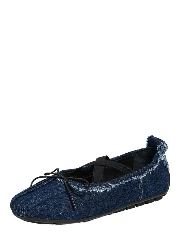 Simone Rocha Ballerina Grip Flats - Distressed Blue