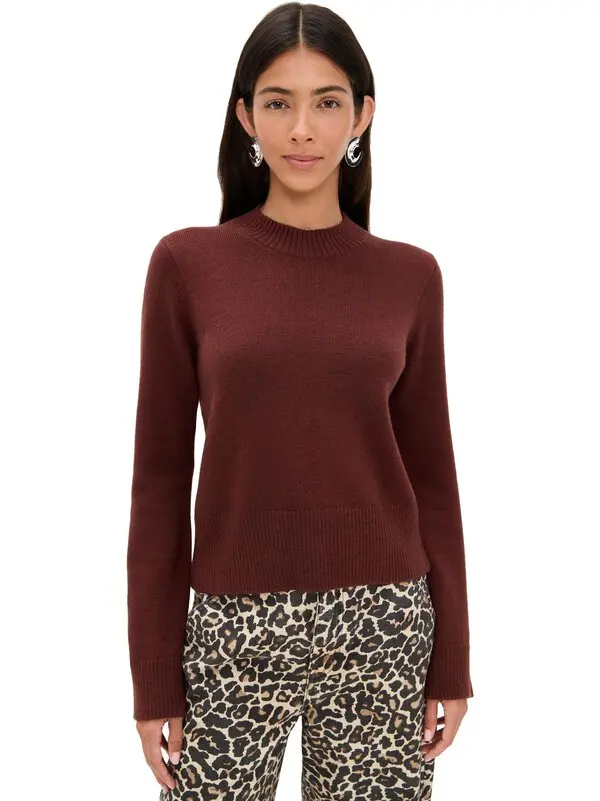 SIMONMILLER Cher Wool-blend Sweater - Choco Brown