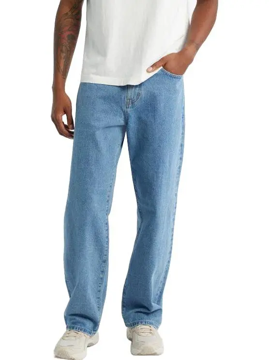 PACSUN Carson Baggy Jeans - Medium Indigo