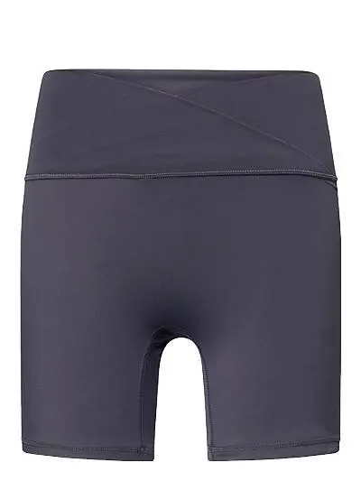 ADANOLA Logo-print Stretch-jersey Shorts - Midnight
